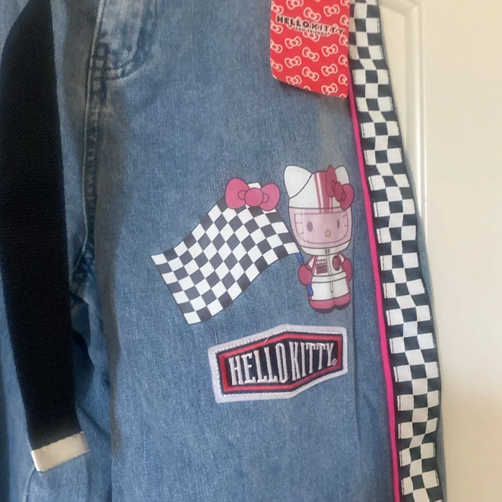 Hot Topic | Jeans | Hello Kitty And Friends Racing Team Wide Leg Jeans ...